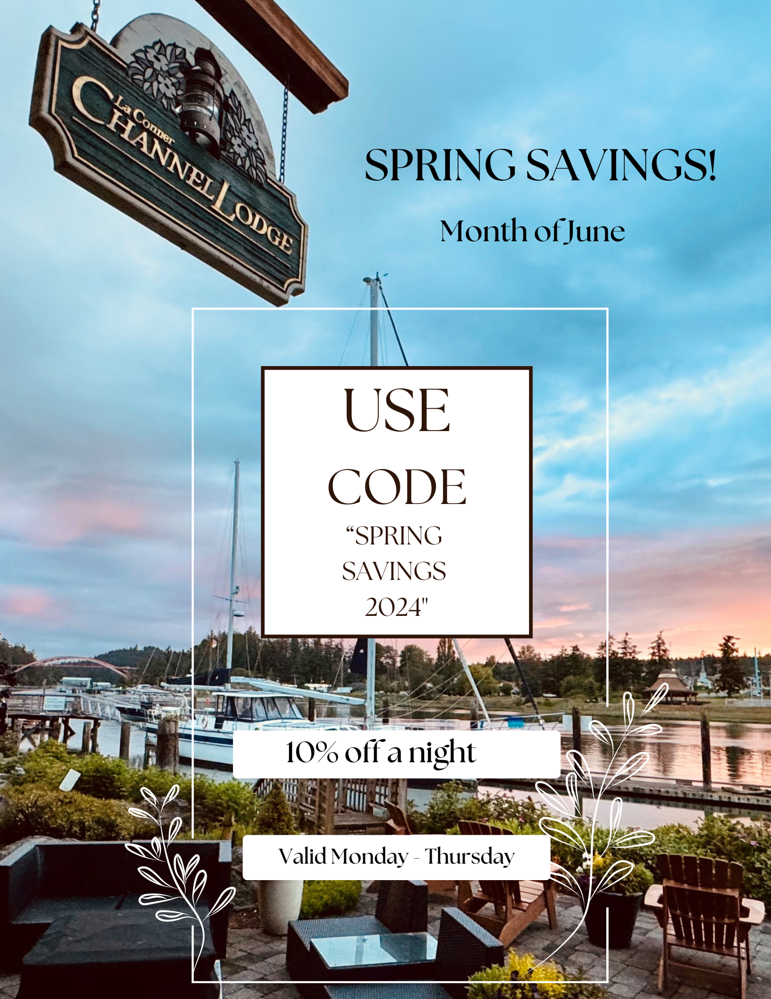 Specials | La Conner Channel Lodge